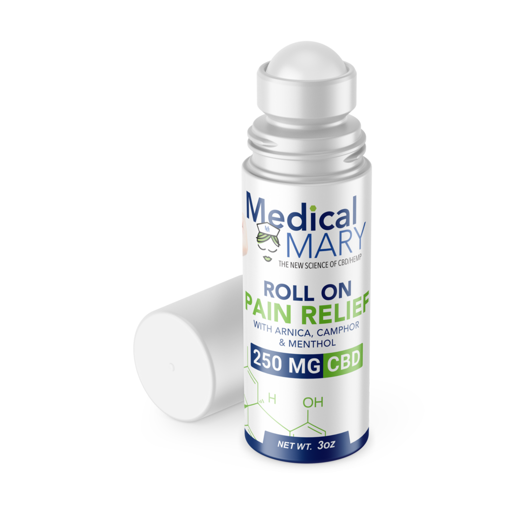 Roll On Pain Relief 250 MG - Real CBD Worx