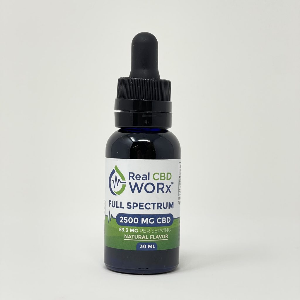 Full Spectrum 2500 MG CBD Oil-Real CBD - Real CBD Worx